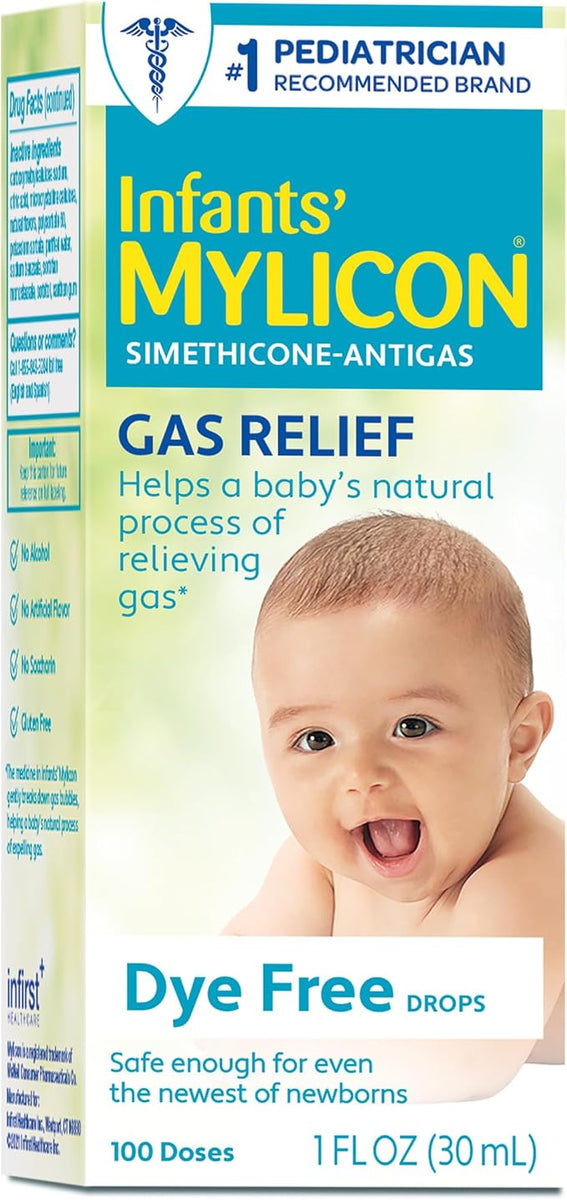 MYLICON Infant Gas Relief – Dye-Free Drops, 1 fl oz (100 Doses) – The ...
