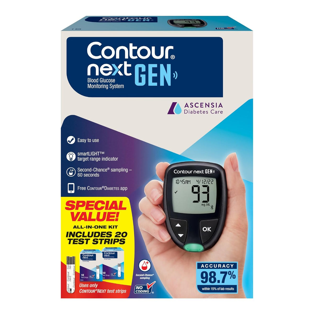 Contour Next Gen Blood Glucose Meter Kit – The Digital Health Store