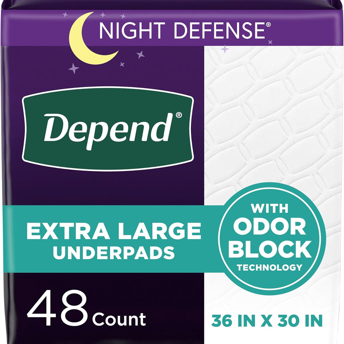 Depend XL Underpads, Disposable Incontinence Bed Pads (48 Count) – The ...