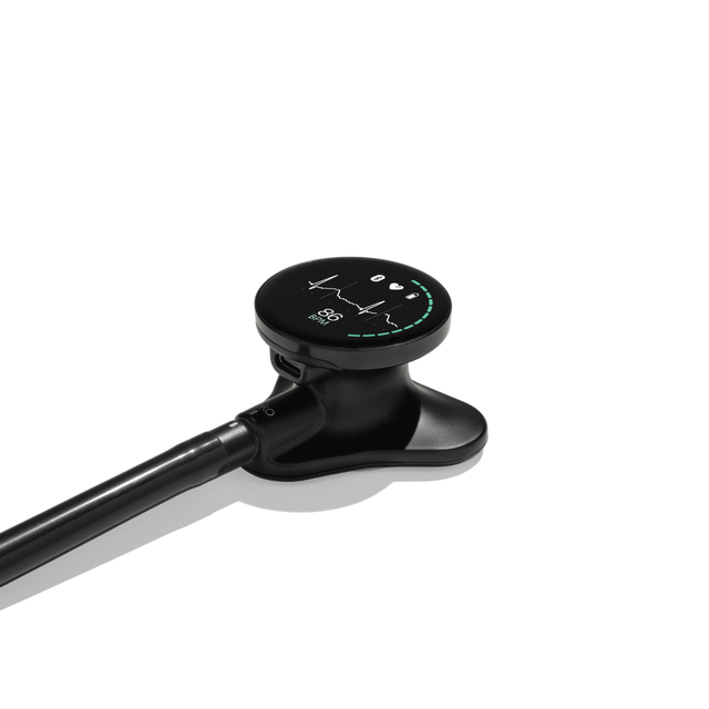 Eko CORE 500™ Digital Stethoscope – Matte Black with Case – The Digital ...